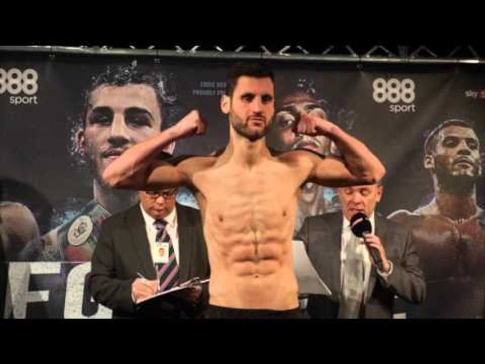 CELLO RENDA v MIKE BYLES - OFFICIAL WEIGH IN & HEAD TO HEAD / EGGINGTON ...