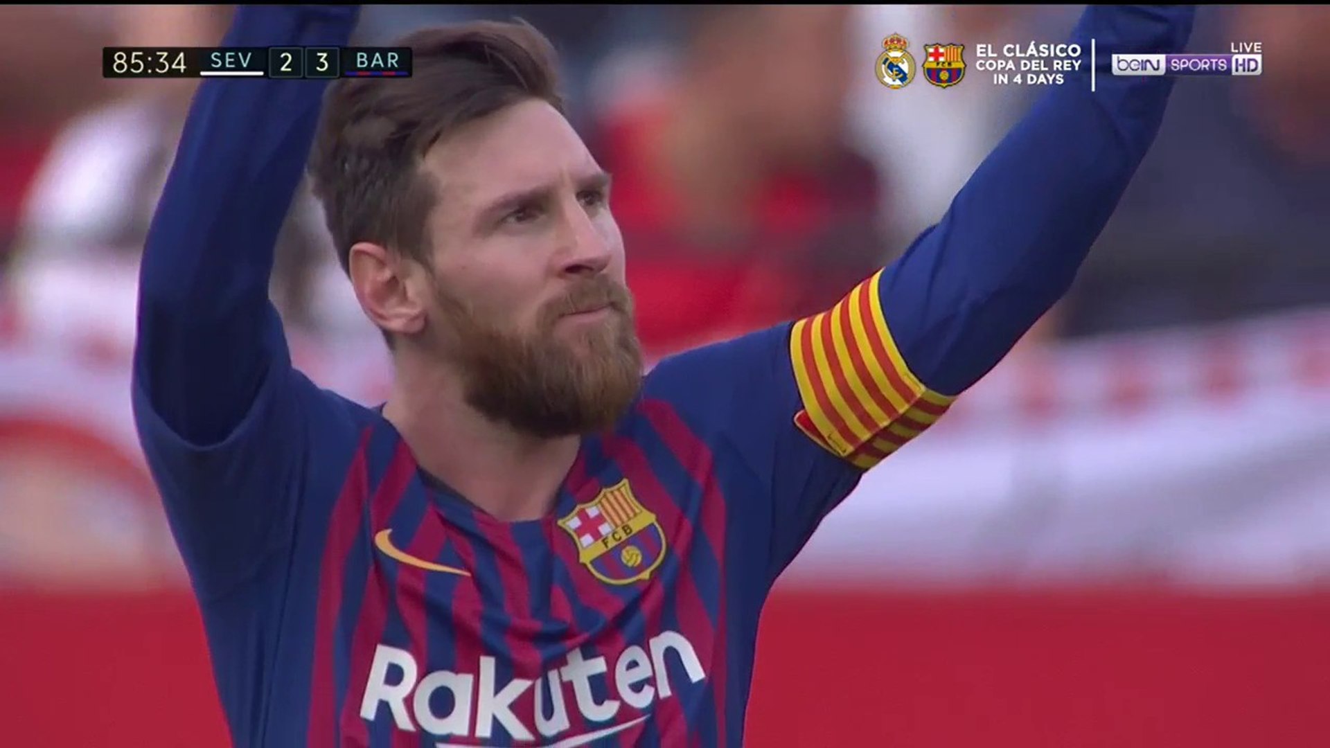 Sevilla 2-3 Barcelona: Messi Completes Hat-Tri | beIN SPORTS