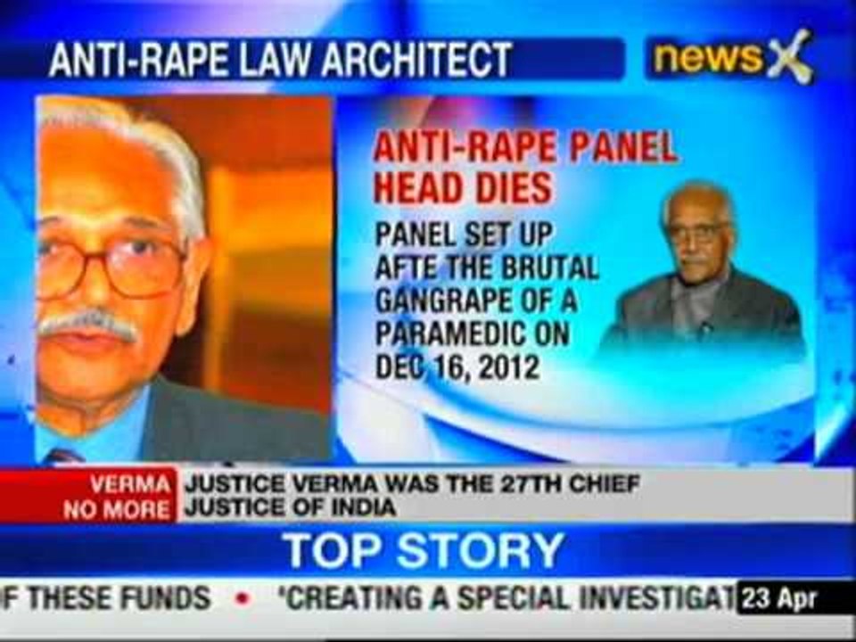 Justice Verma passes away at 80 - video Dailymotion