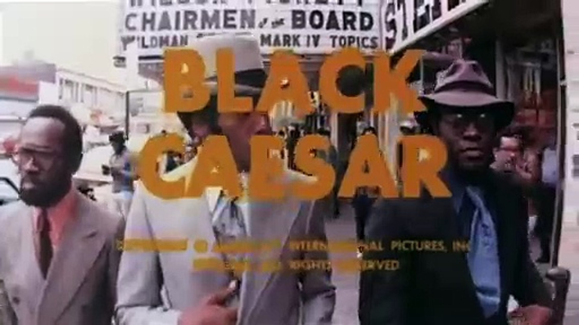 Black Caesar Movie BLACK CAESAR (1973) FRED WILLIAMSON LARRY COHEN