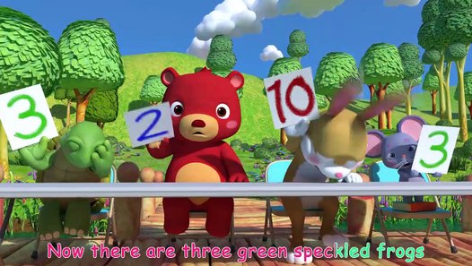 Five Little Speckled Frogs - CoCoMelon Nursery Rhymes & Kids Songs ...