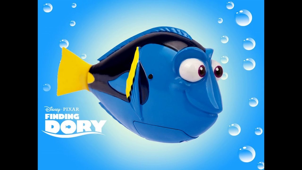 Disney Pixar Finding Dory Swimming Dory Robo Fish - Unboxing Demo ...