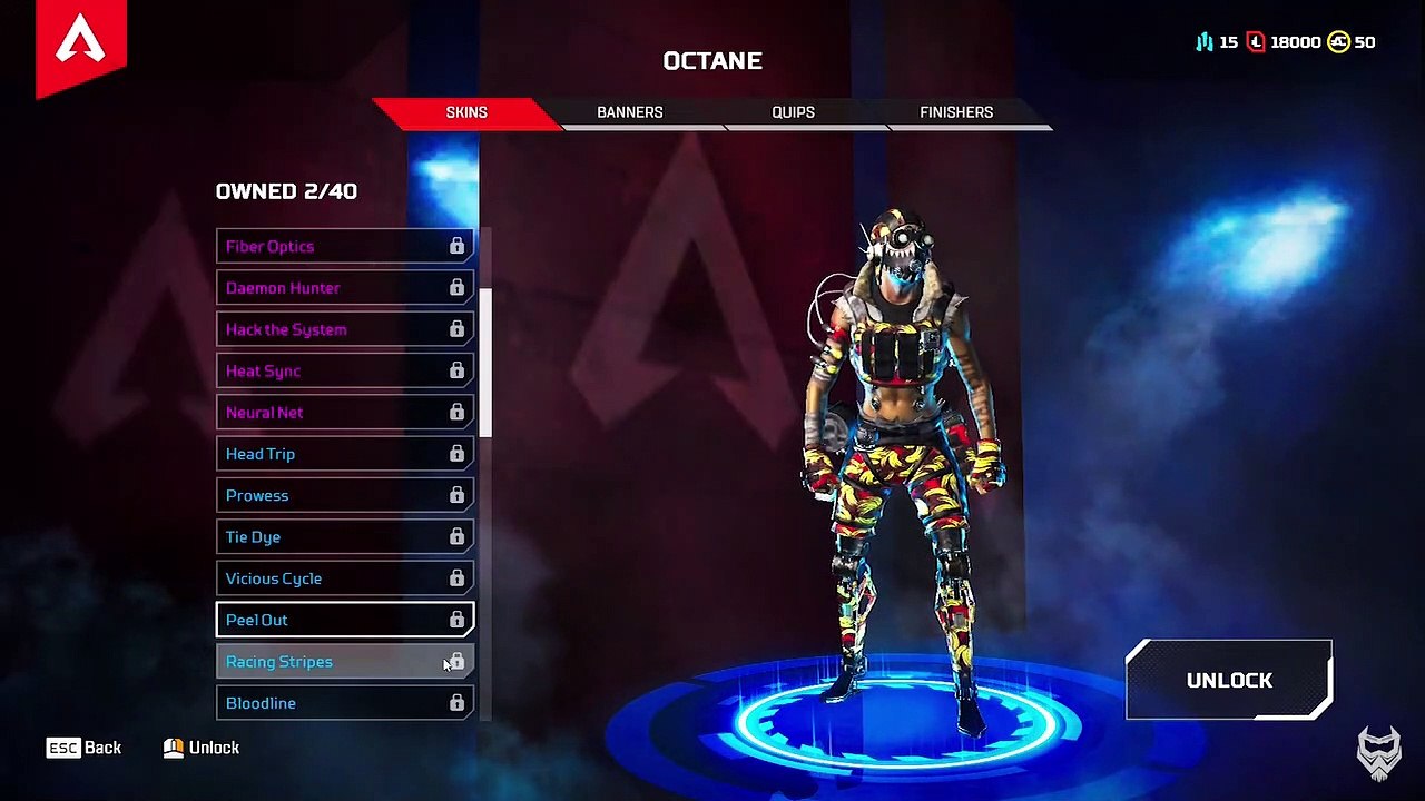 ALL OCTANE SKINS & COSMETICS SHOWCASE in Apex Legends - Dailymotion Video