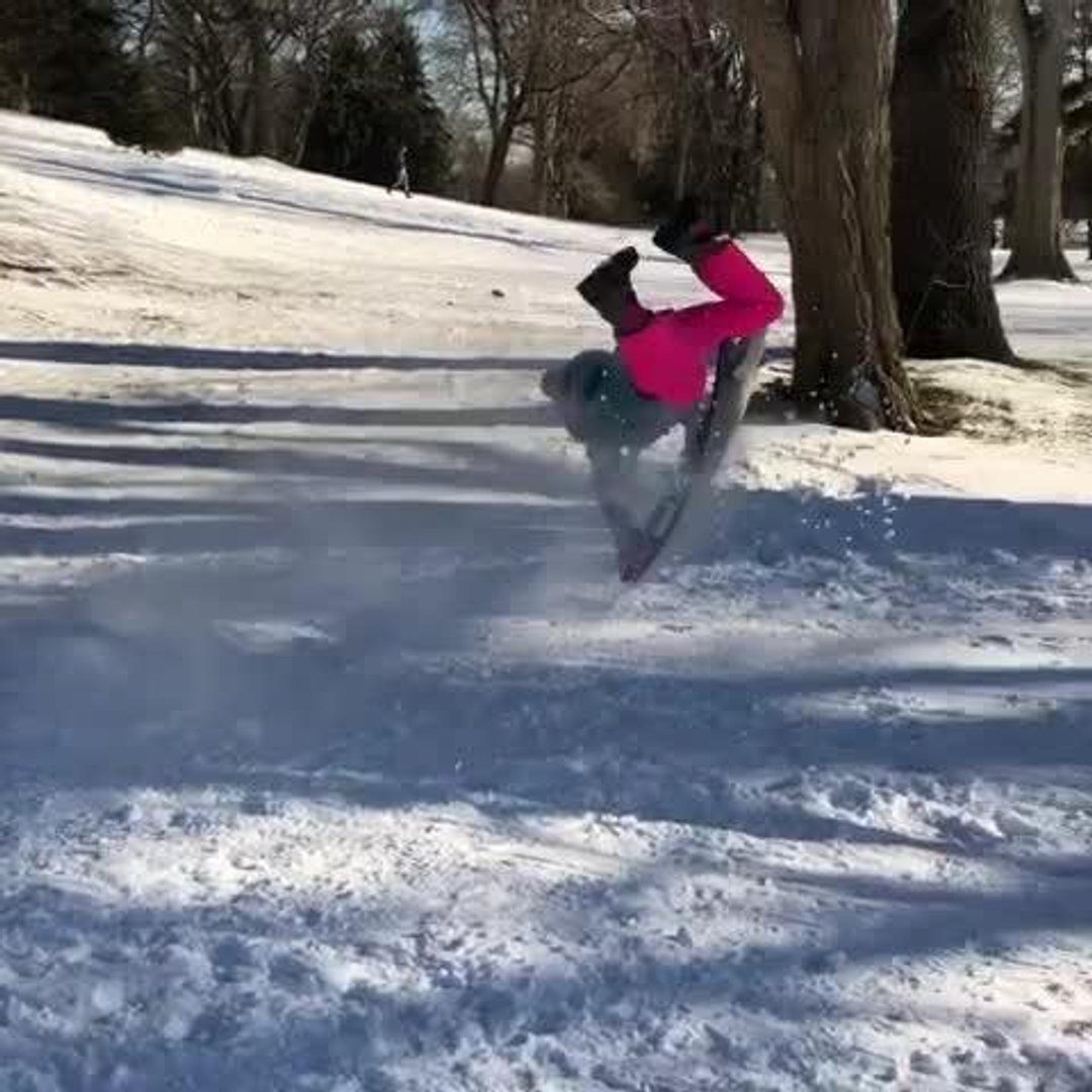 Faceplant In The Snow