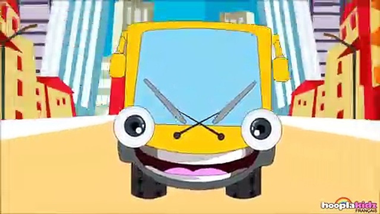 Les Roues de L'Autobus (The Wheels on the Bus) | French Nursery Rhymes ...