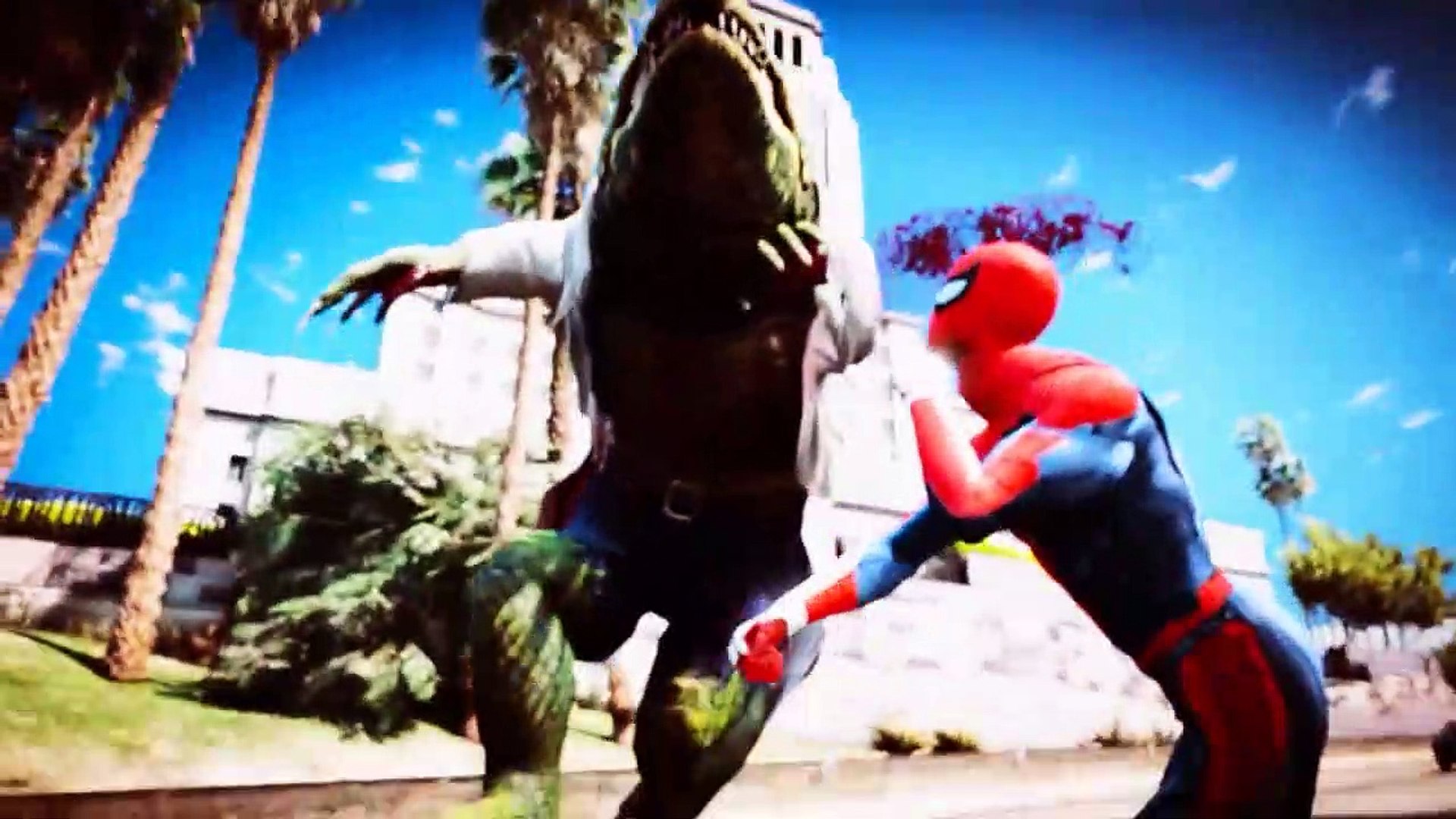 The Lizard Vs Spider Man
