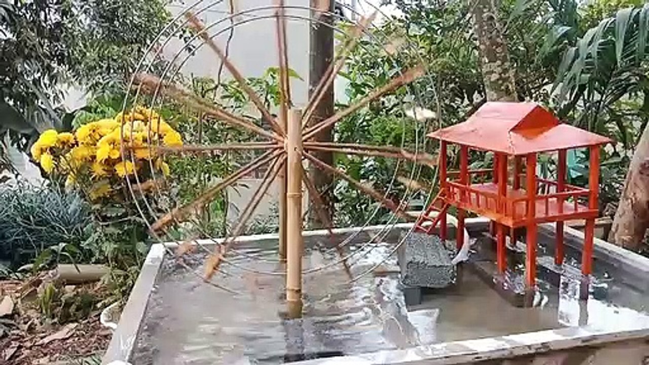 Water Wheel - How to make water wheel Part 1 - video Dailymotion