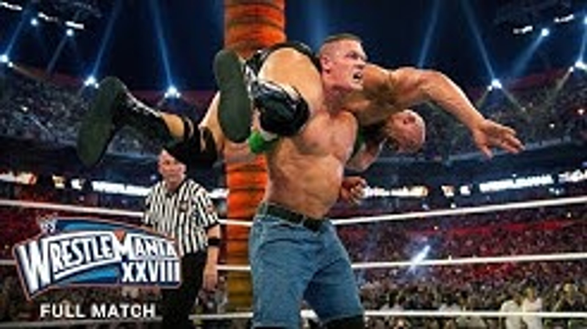 The Rock Vs John Cena Wrestlemania 30