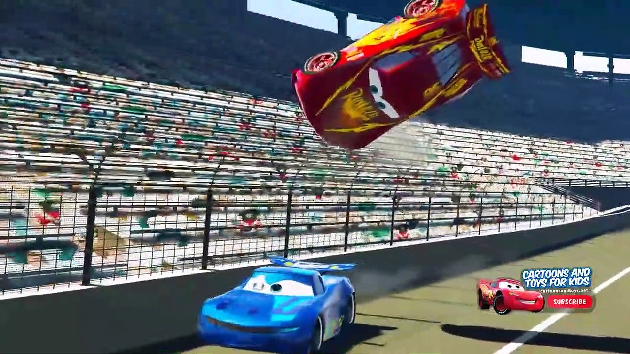 CARS 3 NEXT GEN LIGHTNING MCQUEEN TOP 10 CARS 3 NASCAR CRASH SCENES ...