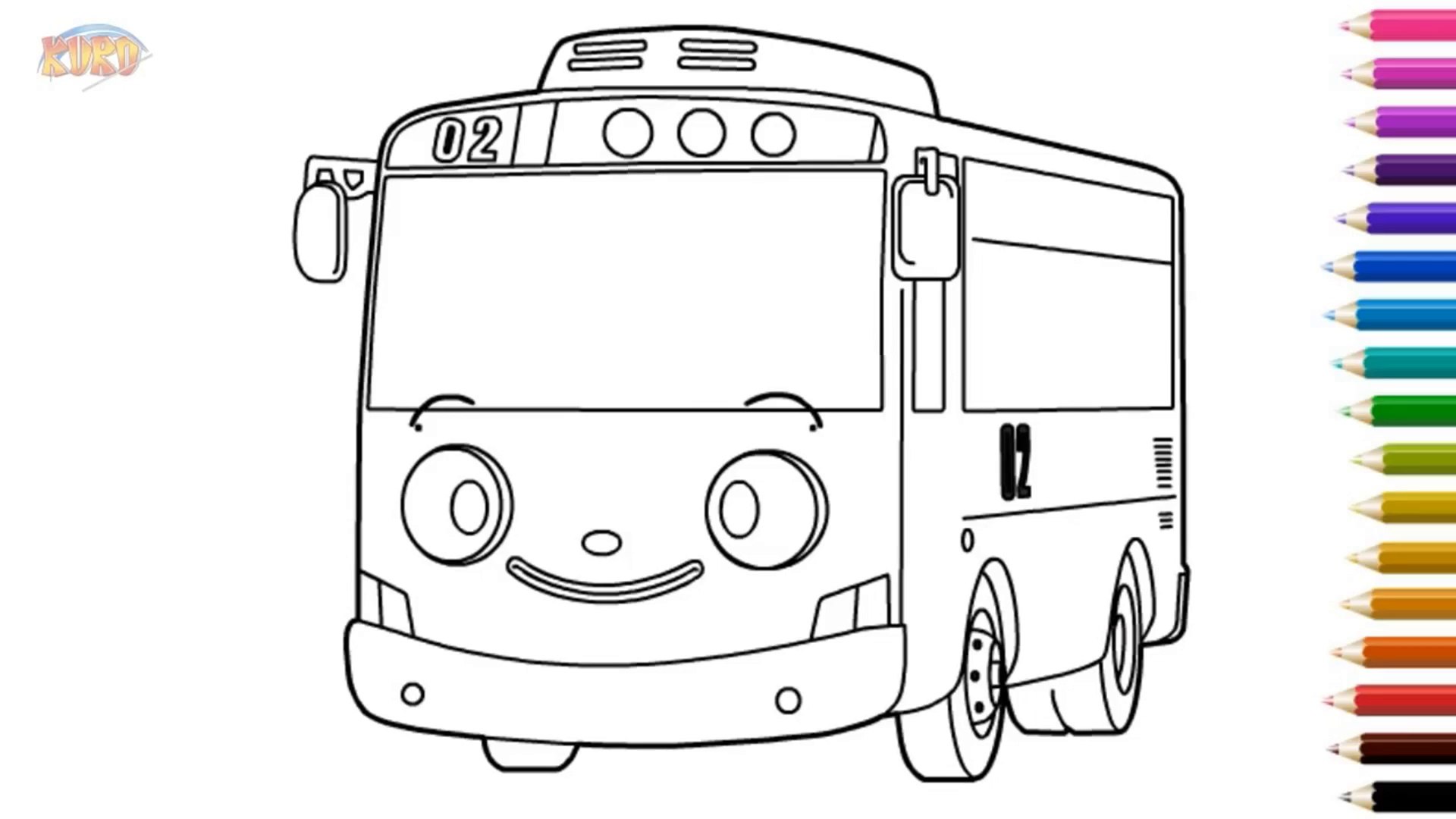 Tayo Coloring Pages Photos Cantik - vrogue.co