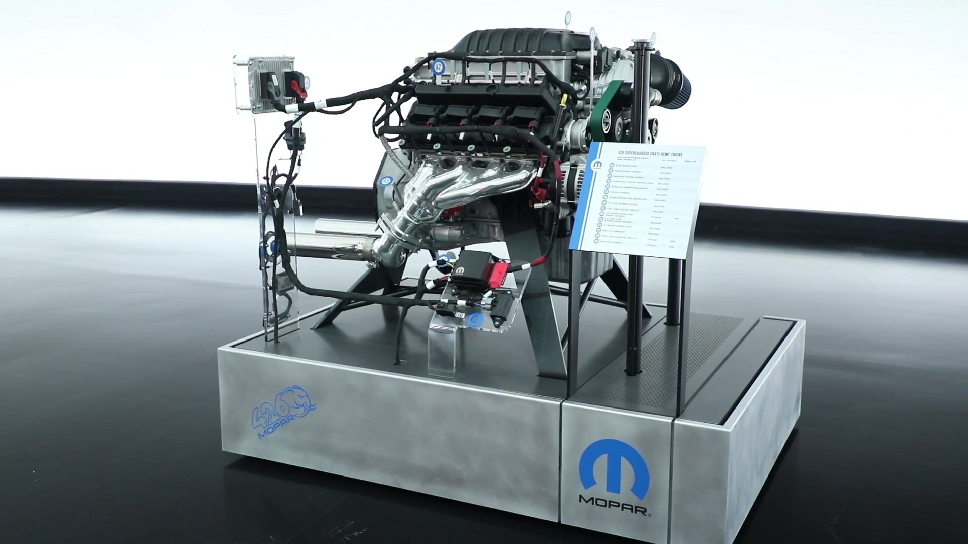 Supercharged 426 Hemi Engine