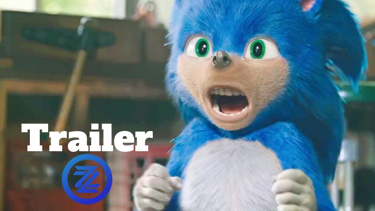 Sonic the Hedgehog Trailer #1 (2019) Jim Carrey, James Marsden Action ...
