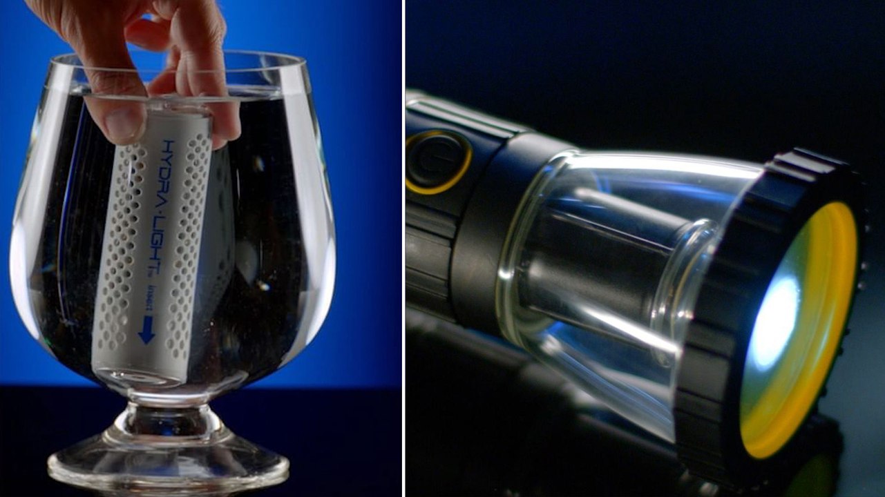 This Innovative Flashlight Runs On Water - video Dailymotion