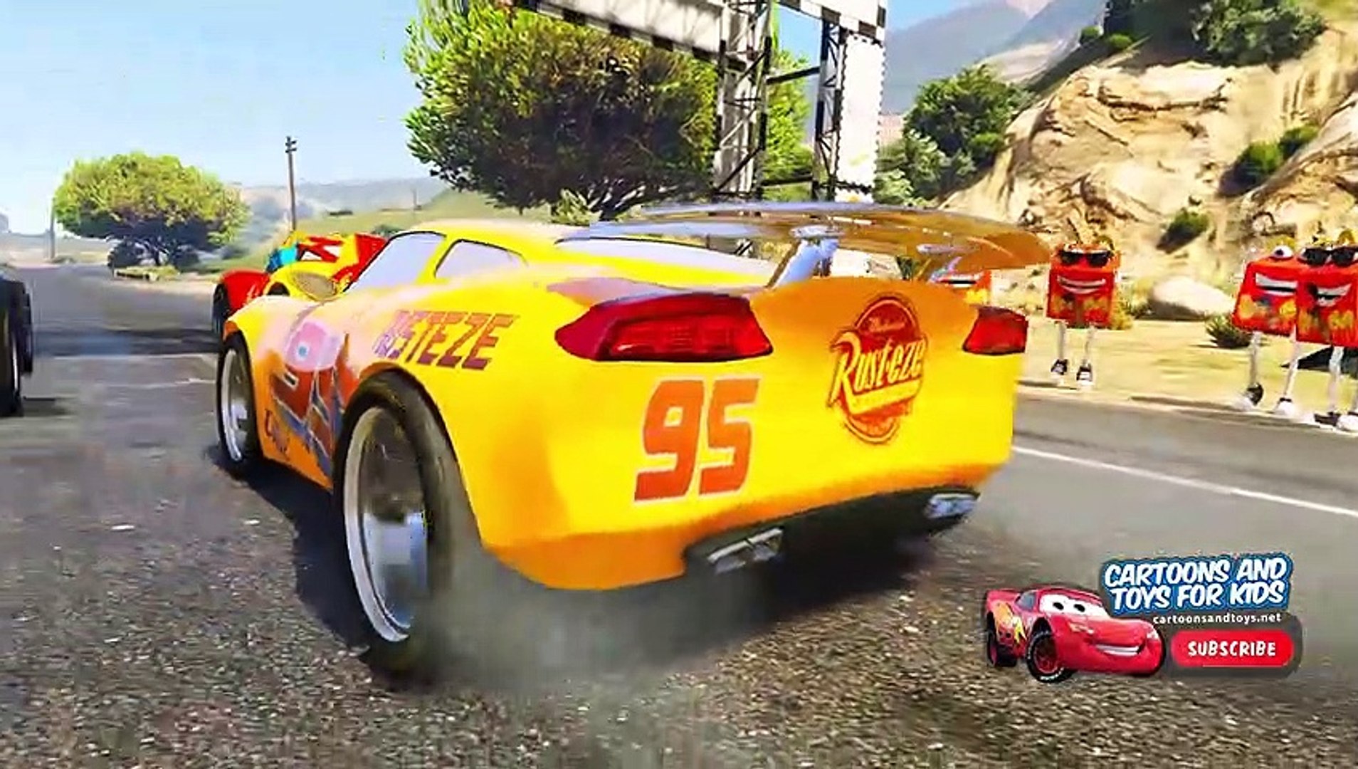 Youtube Lightning Mcqueen Race