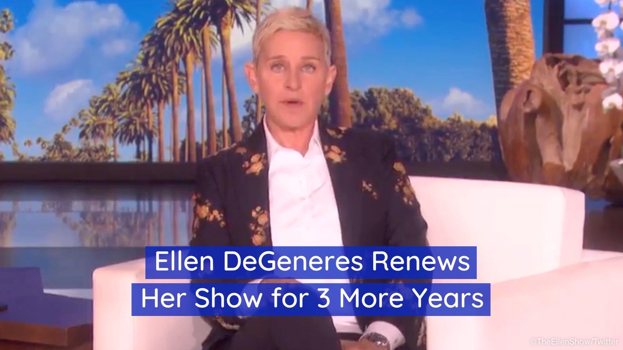Ellen DeGeneres Decided To Stay On Her Show - video Dailymotion