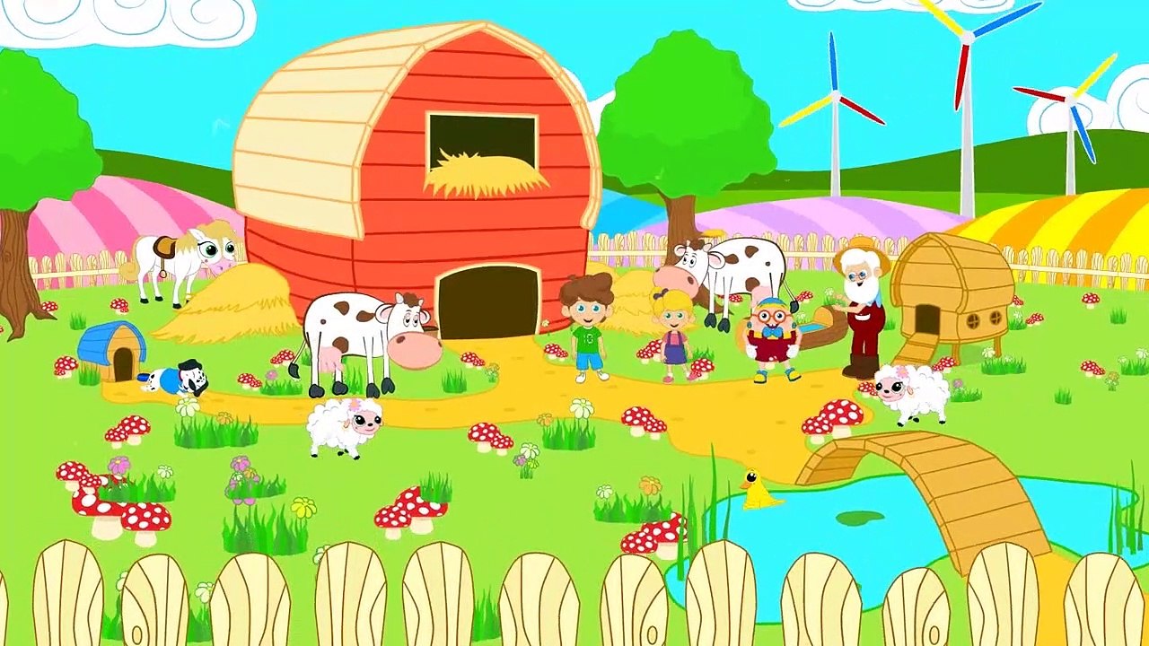 La Ferme à Mathurin - comptines et chansons avec les - Vidéo Dailymotion