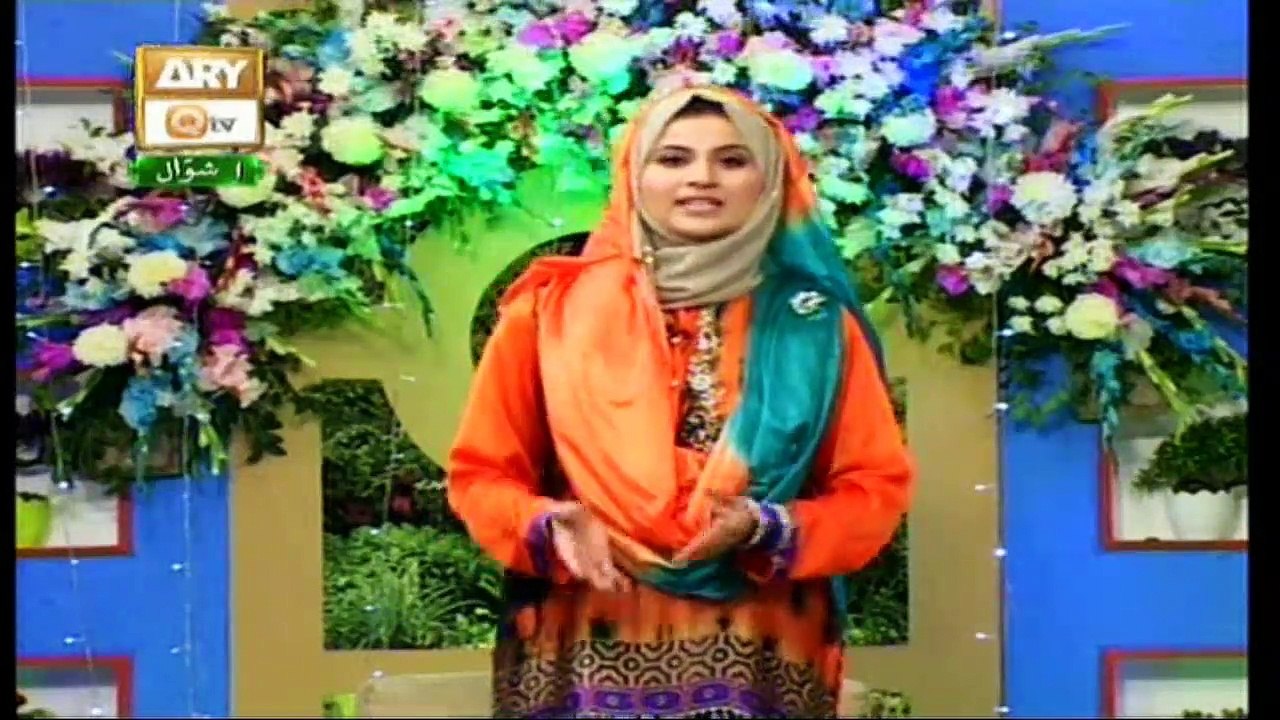 Subh-e-Eid (Morning Show) | Paart 2 | Eid Day 1 | Yusra Khan | ARY Qtv - video Dailymotion