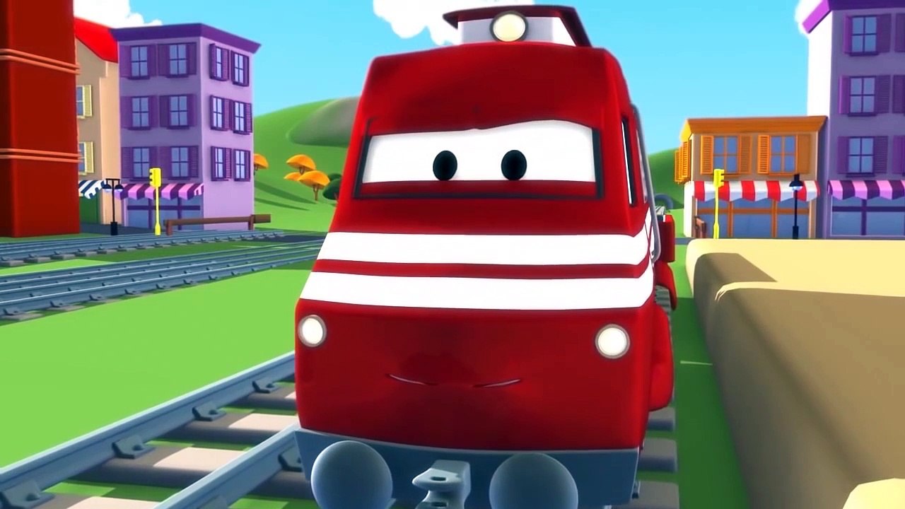 Troy le Train et la Voiture de Course qui allait trop vite à Car City ...