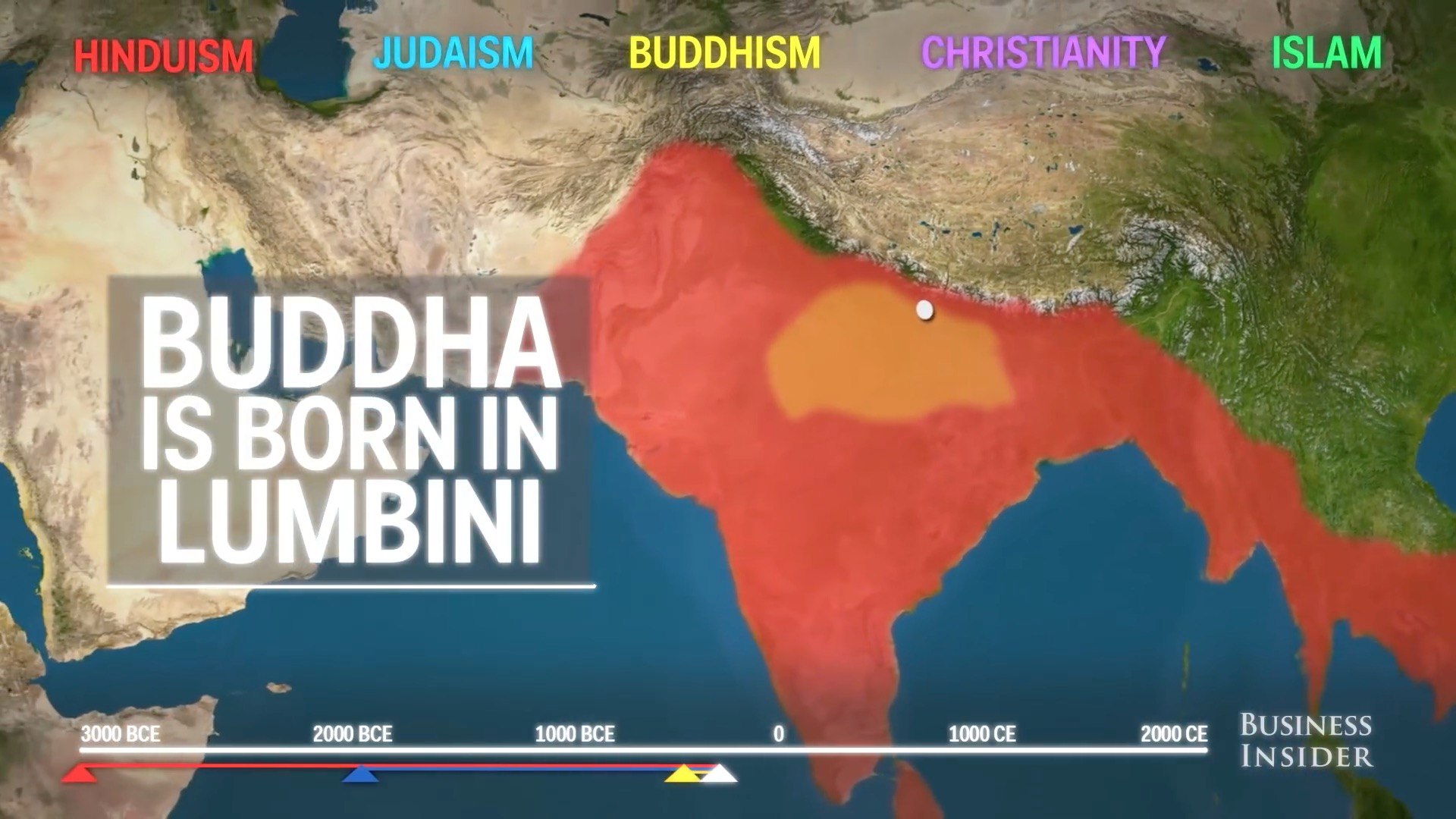 Judaism Spread Map