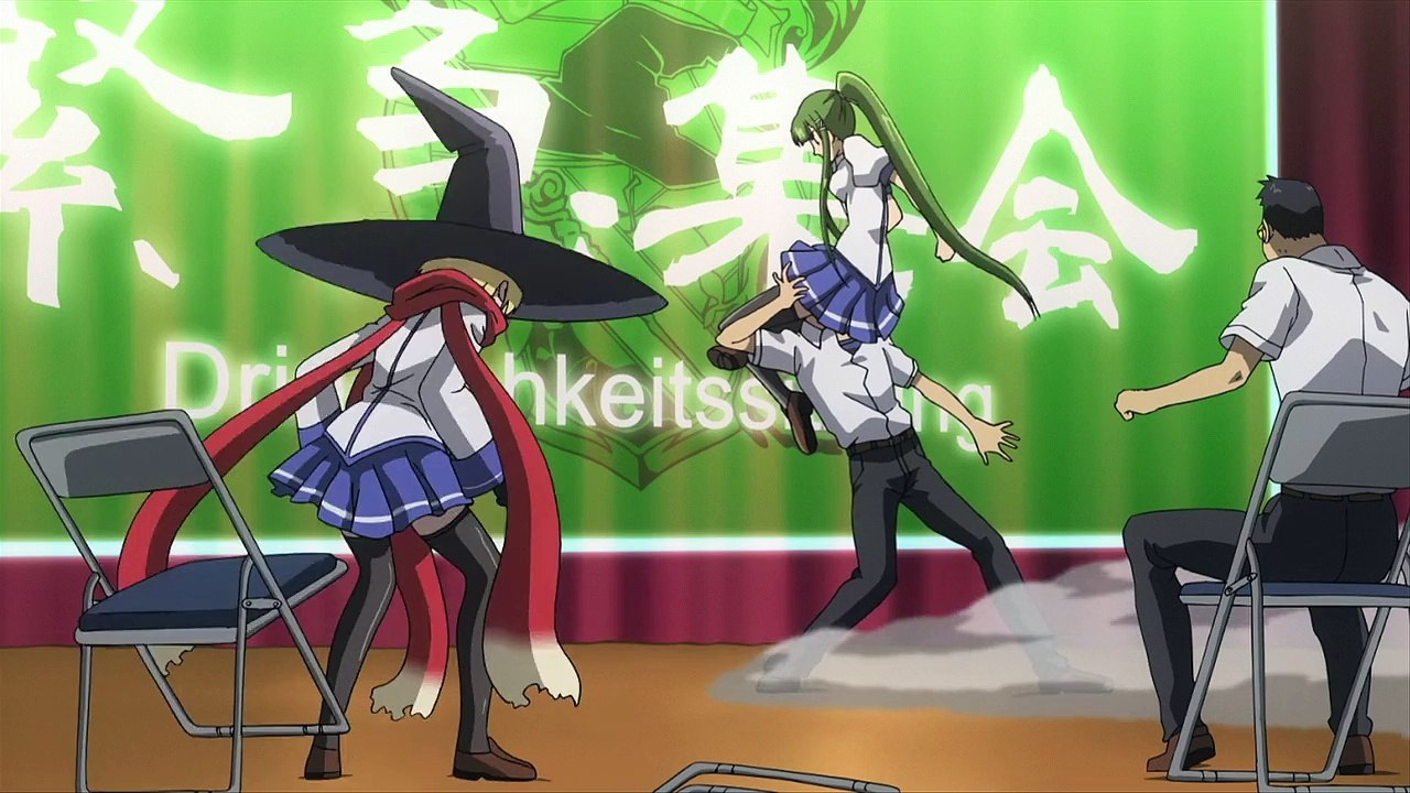照屋栄子の太もも絞めシーン【いちばんうしろの大魔王】 Headscissors in Anime - 動画 Dailymotion