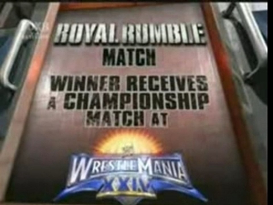 WWE Royal Rumble 2008 Match - video Dailymotion