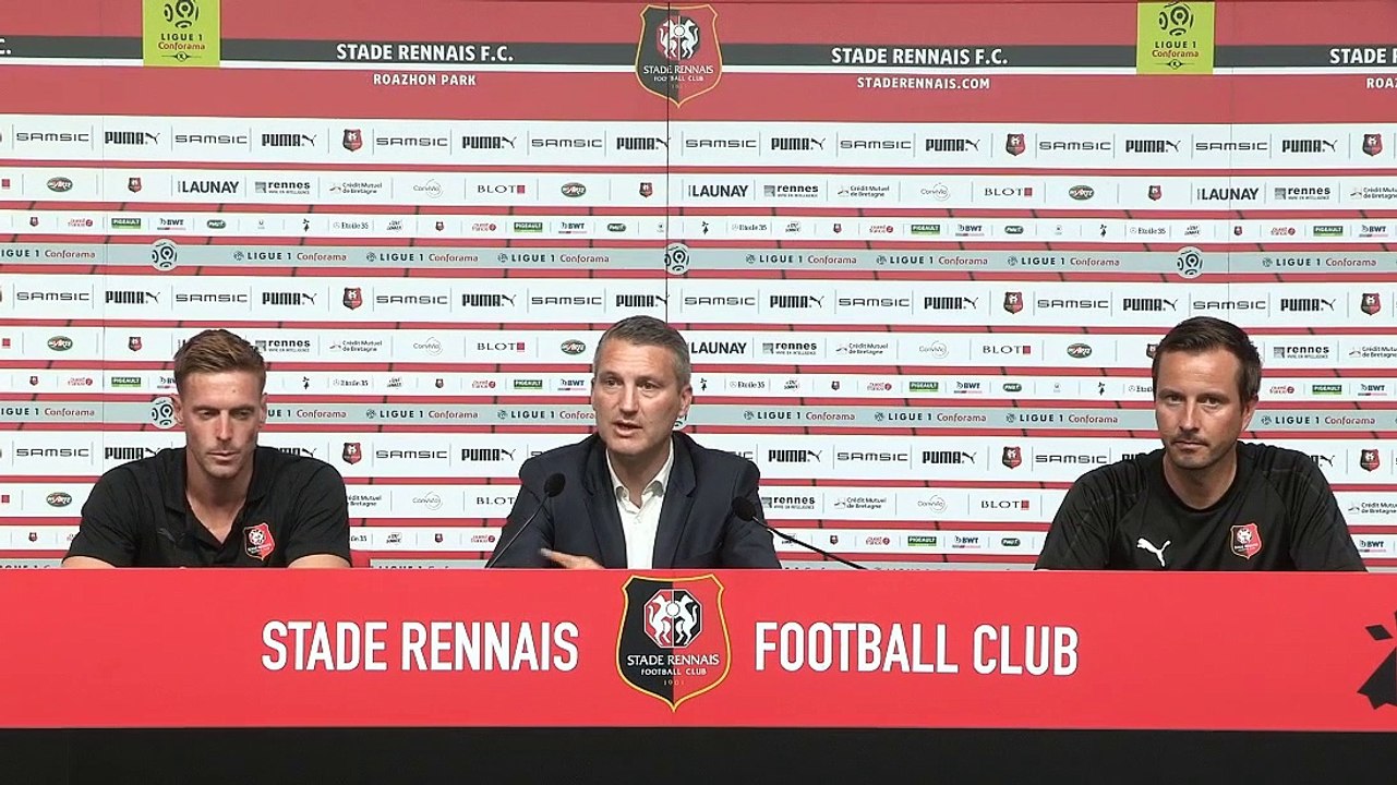 Conférence de présentation de Romain Salin et Jérémy Morel | Stade ...