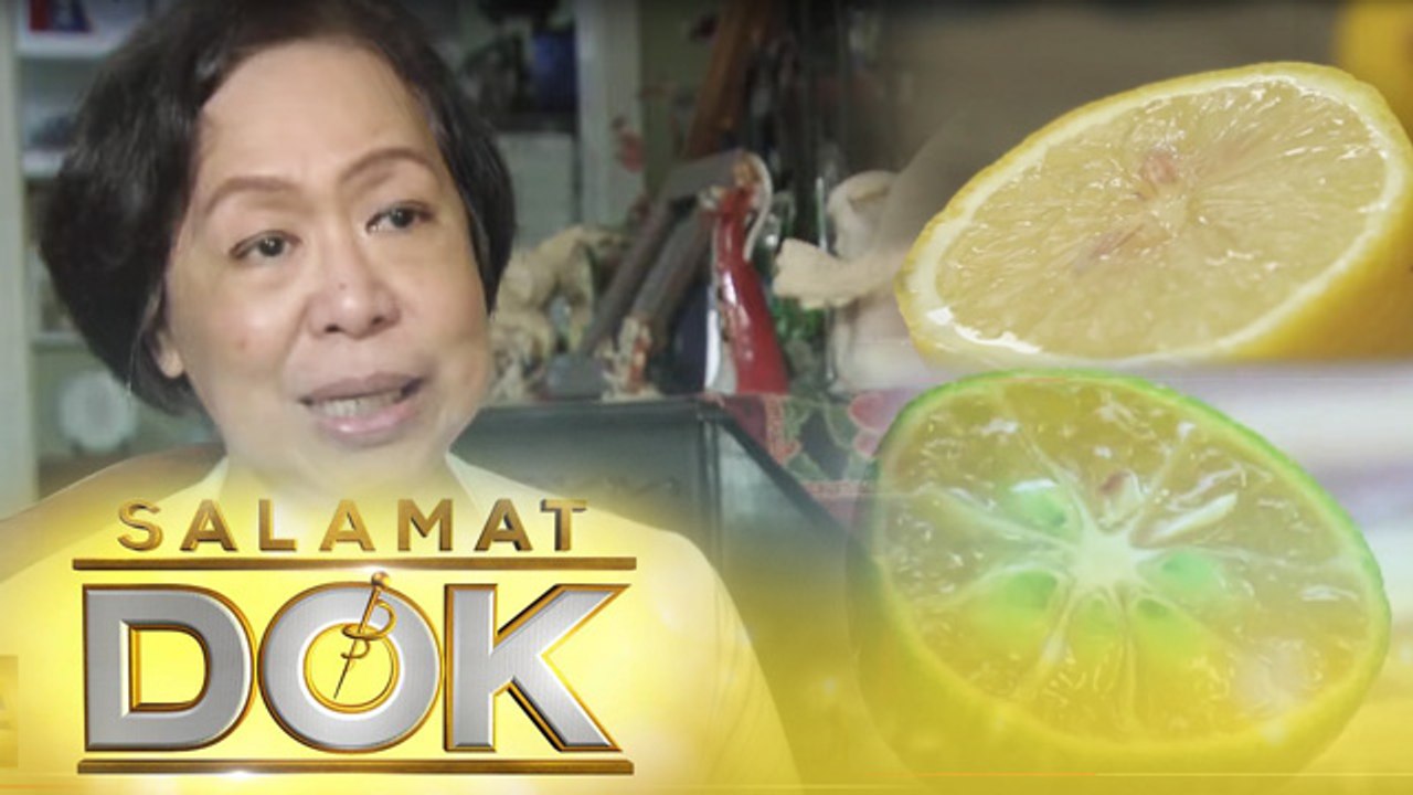 Dr. Susan Balingit talks about the benefits of calamansi on one's skin ...