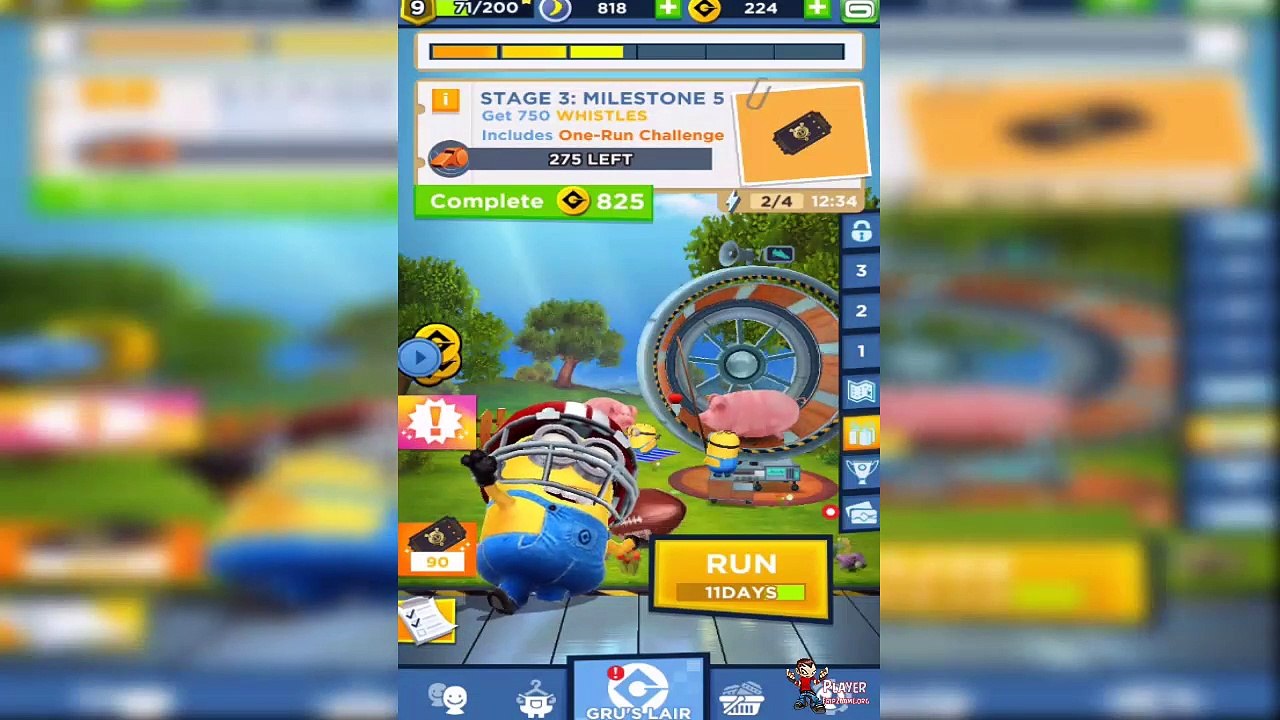 Despicable Me: Minion Rush - Quarterback Minion Costume - Get 2X Piggy ...