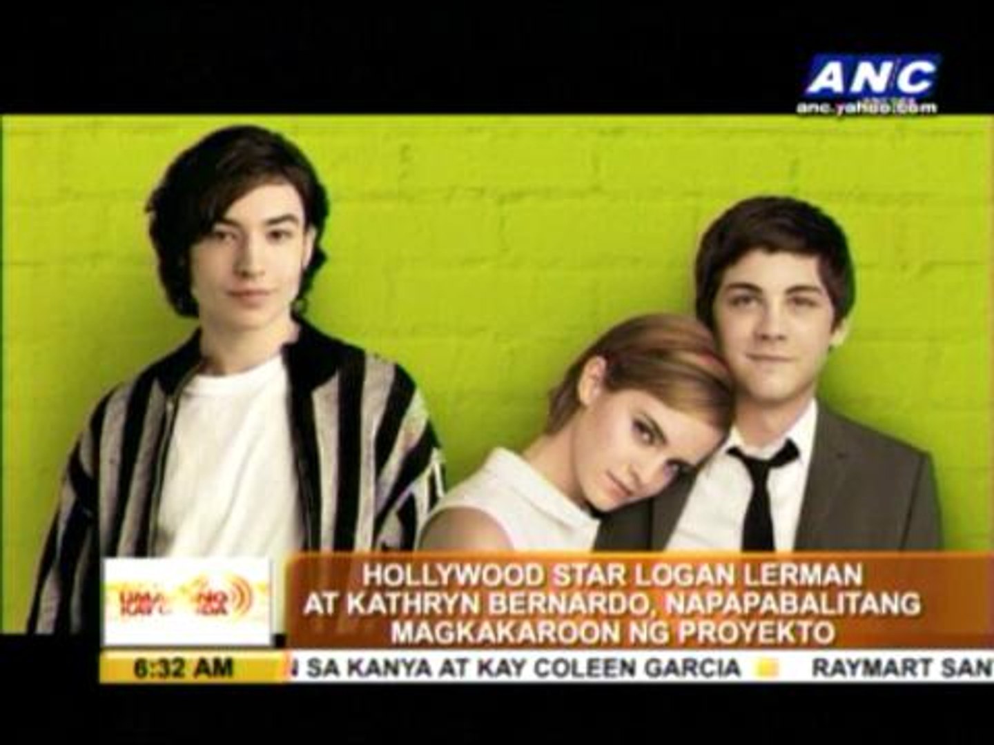 Logan Lerman And Kathryn Bernardo