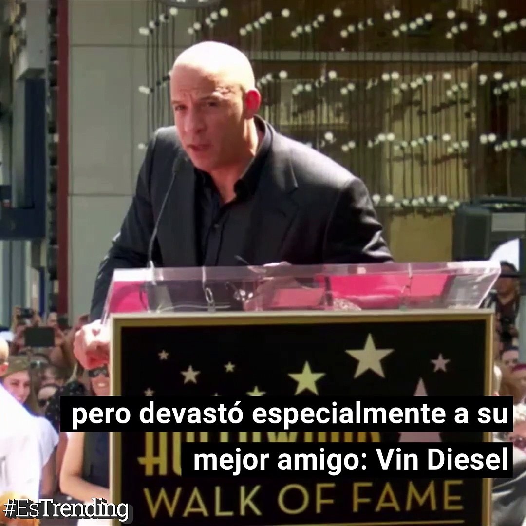 Vin Diesel Funerale Paul Walker