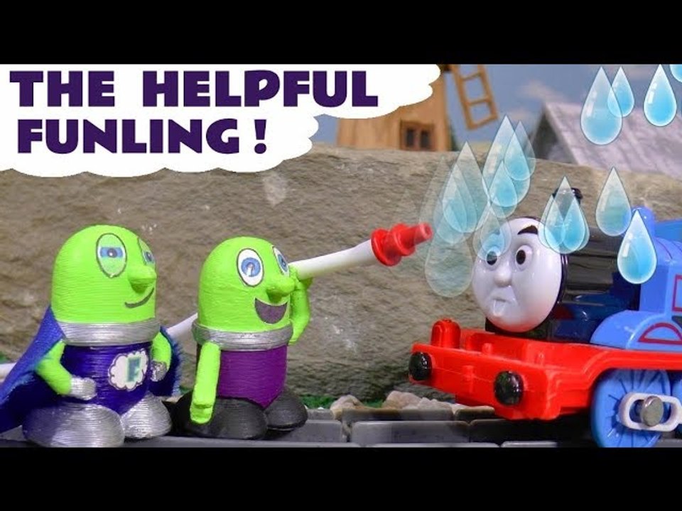 Funny Funlings help Super Funling with Thomas and Friends and The Flash ...
