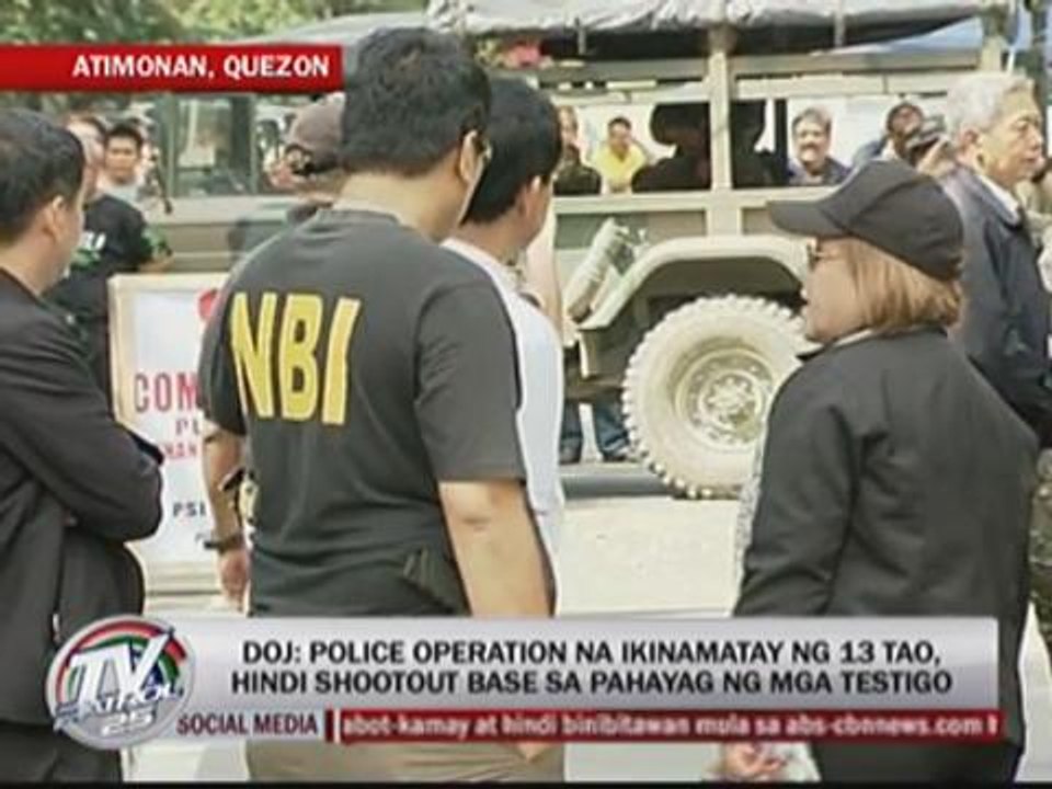 Witnesses say Atimonan incident not a shootout - video Dailymotion