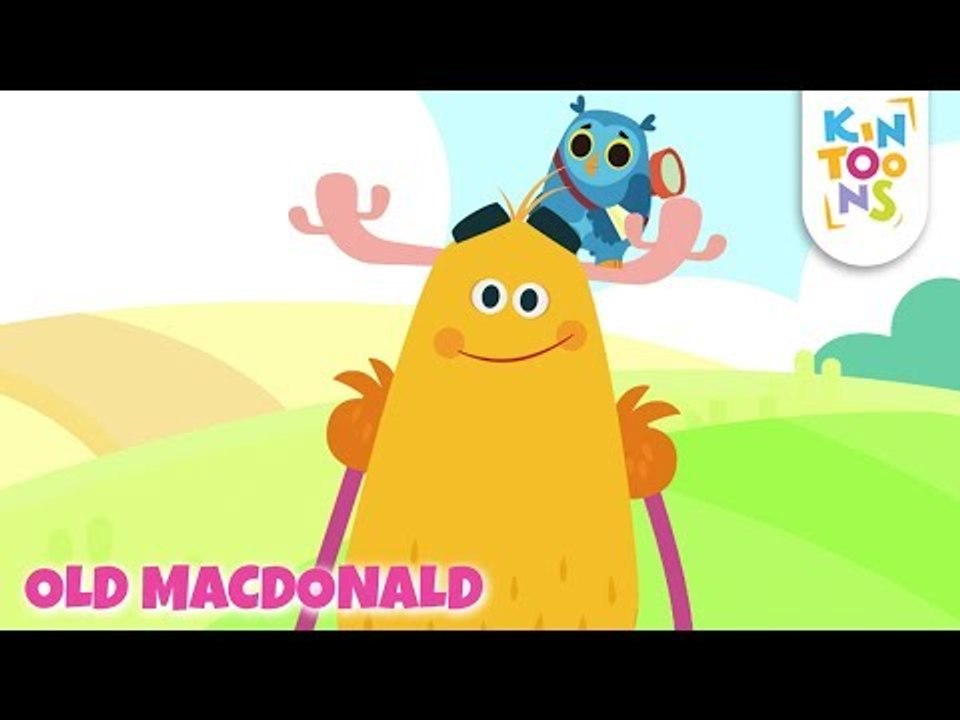 Old MacDonald Had A Farm | Nursery Rhyme With Lyrics | KinToons - video ...