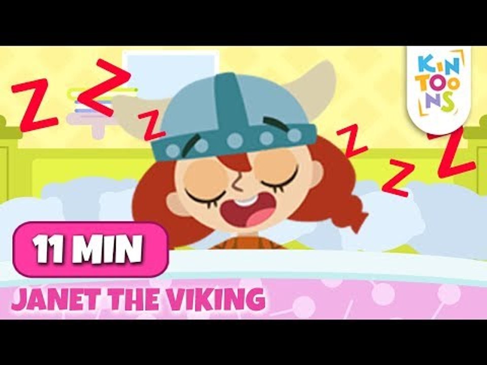 Ten In The Bed With Janet | Nursery Rhyme Compilation | KinToons ...