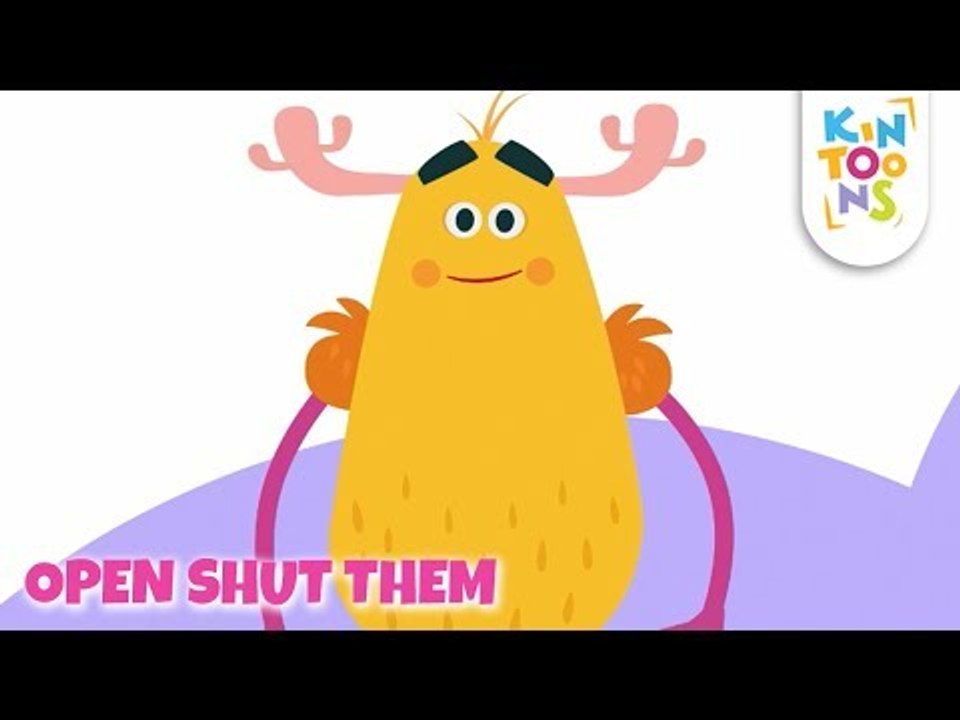 Open Shut Them Song with Actions | Activity Song | KinToons - video ...