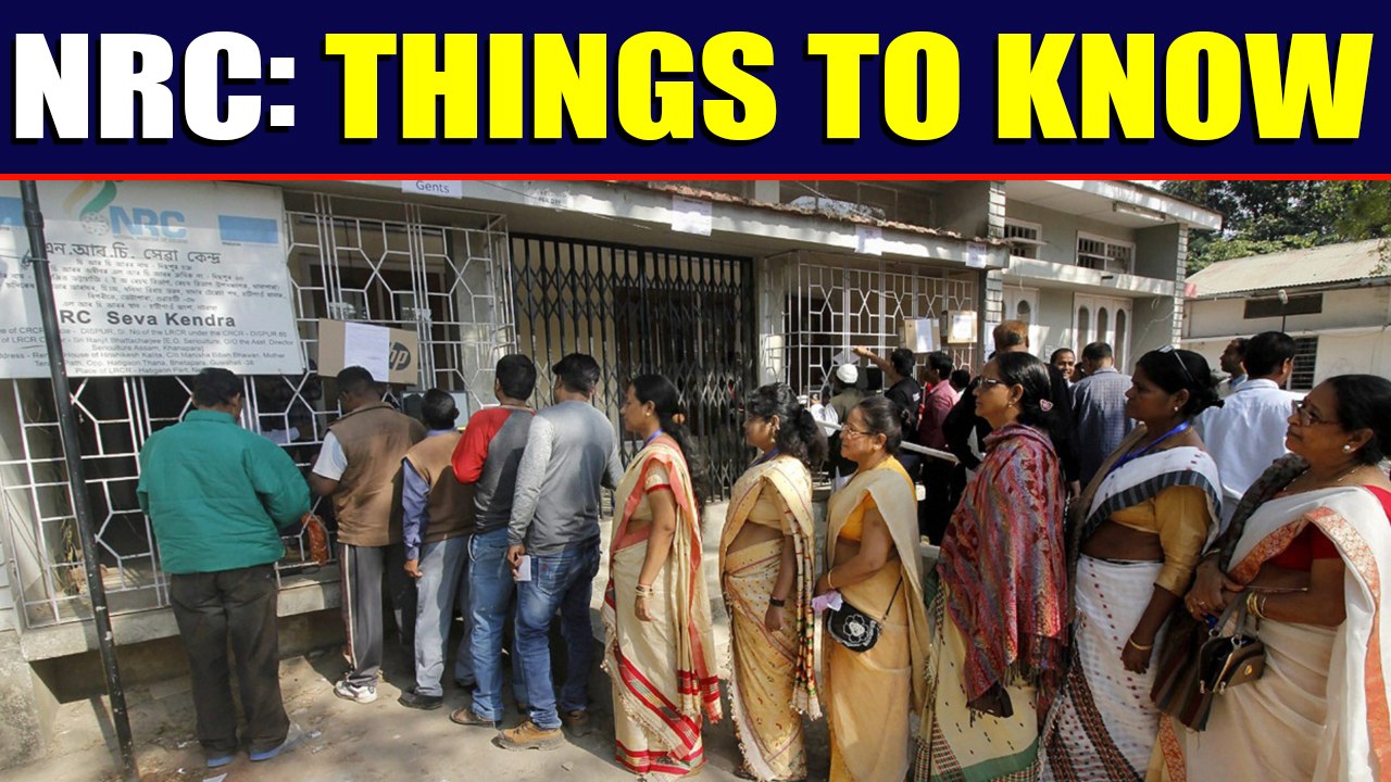 Things you need to know about NRC | Oneindia News - video Dailymotion