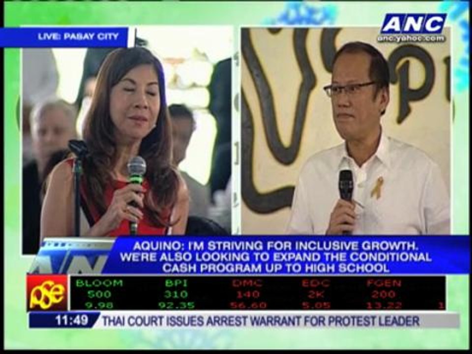 PNoy talks about 2 women who will define his rule - video Dailymotion