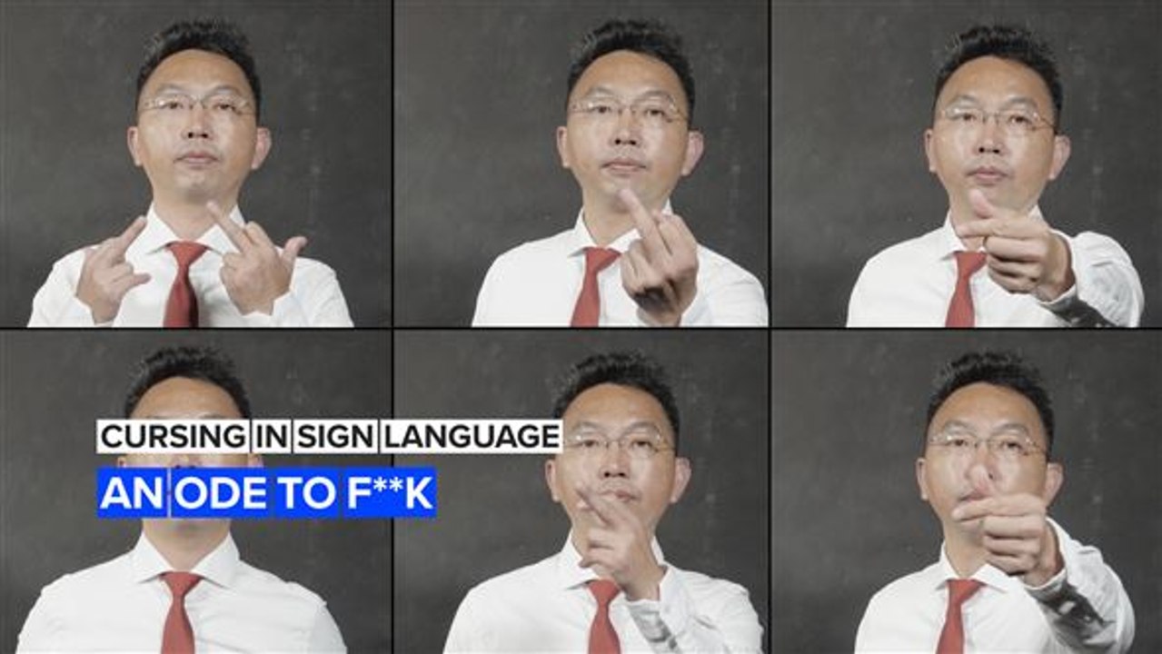 Cursing in sign language: An ode to the word F**k - video Dailymotion