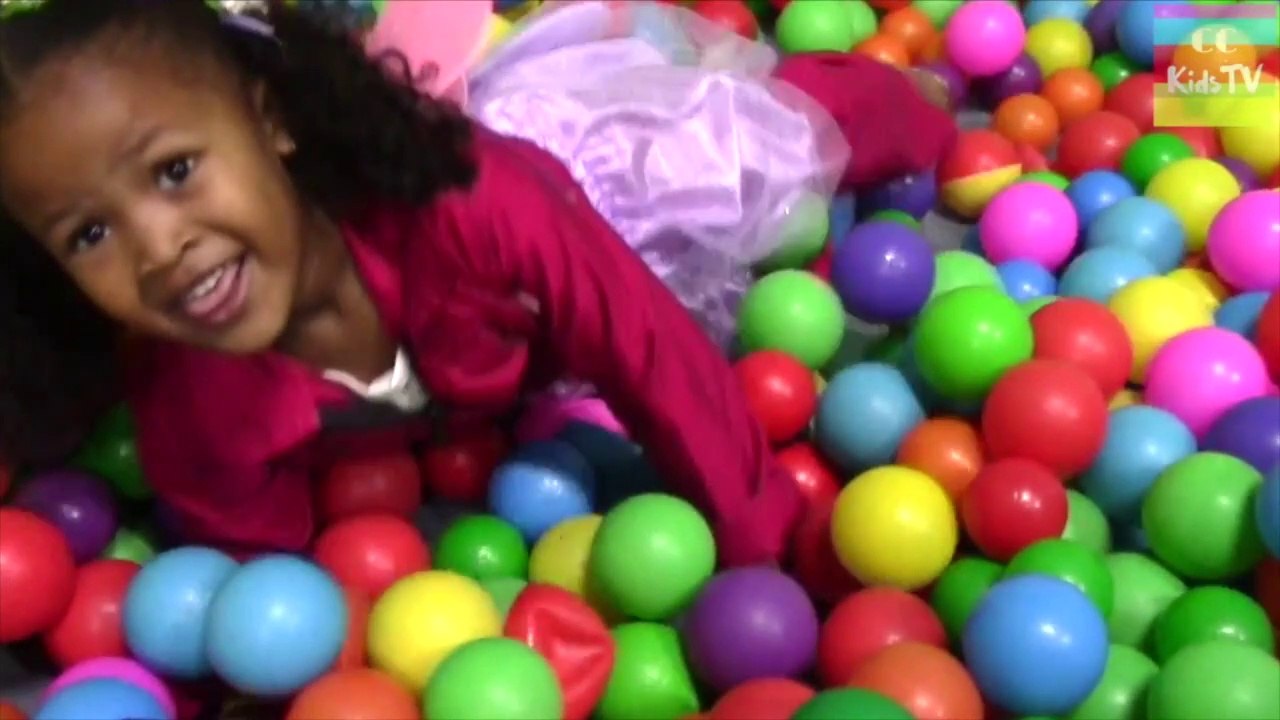 Learn Colors - Ball Pit Fun With CC Kids' - Play Time Ball Pit - Ball ...
