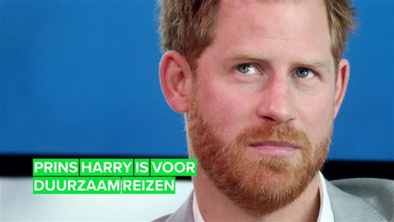 Prins Harry is voor duurzaam reizen - Video Dailymotion