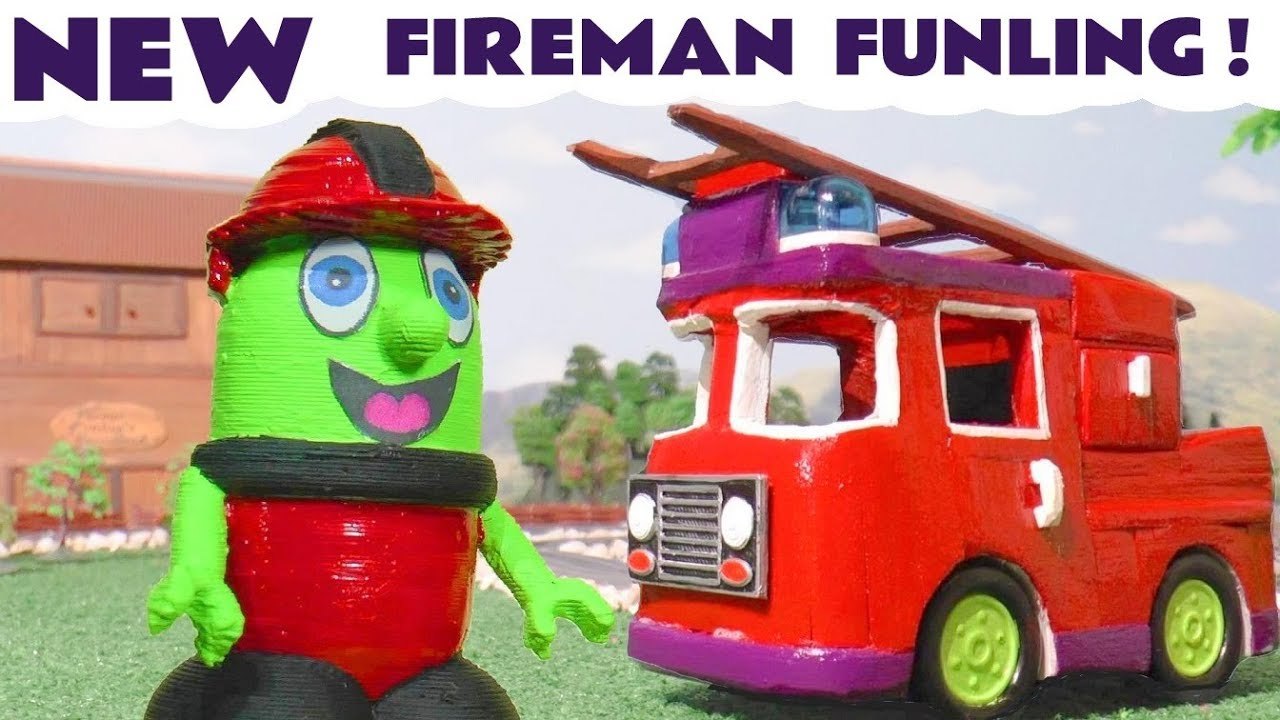 New Fireman Funling Funny Funlings with Paw Patrol Marshall in this Toy ...