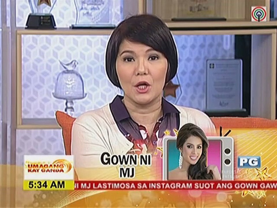 Post ni MJ Lastimosa na nakasuot ng gown na gawang Pinoy, usap-usapan sa Social Media - video ...