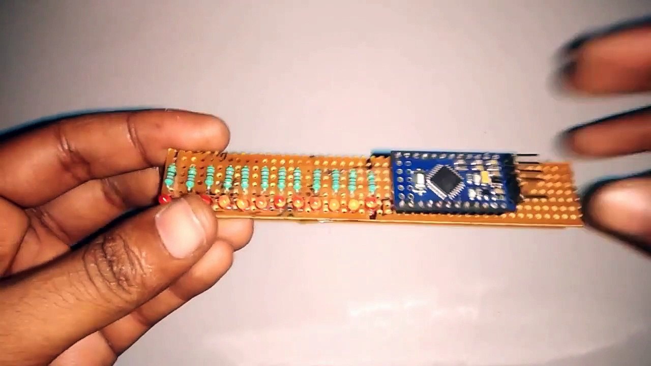 How To Make Simple Led Pov Display Pov Display Using Arduino Propeller Clock Arduino 