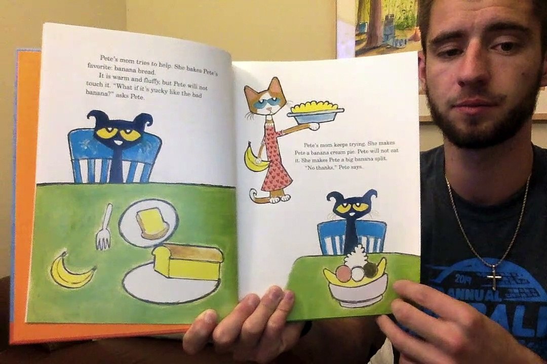 Pete the Cat and the Bad Banana Book Read Aloud by James Dean | Pete ...