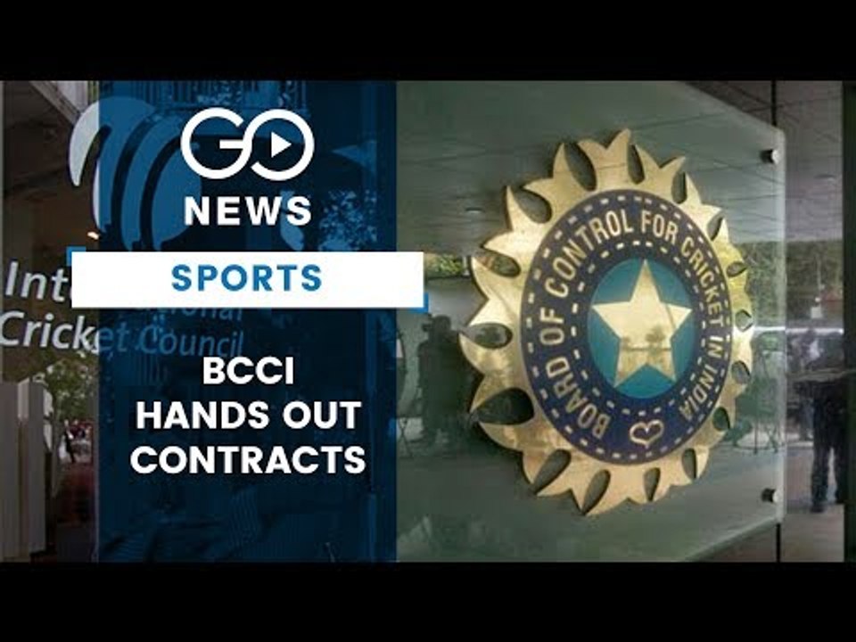 BCCI Annual Contracts Announced - video Dailymotion