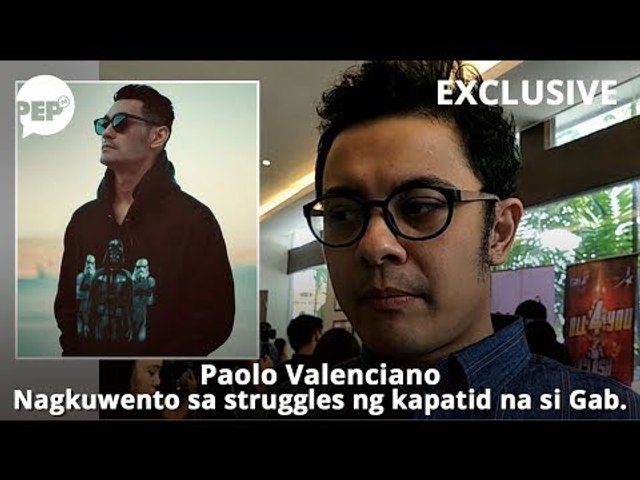Paolo Valenciano on brother Gab Valenciano: "Good news is, he's not ...