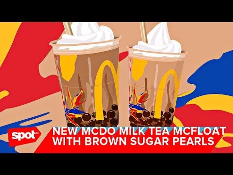Perk Up Your Day With McDo's Milk Tea McFloat With Brown Sugar Pearls ...
