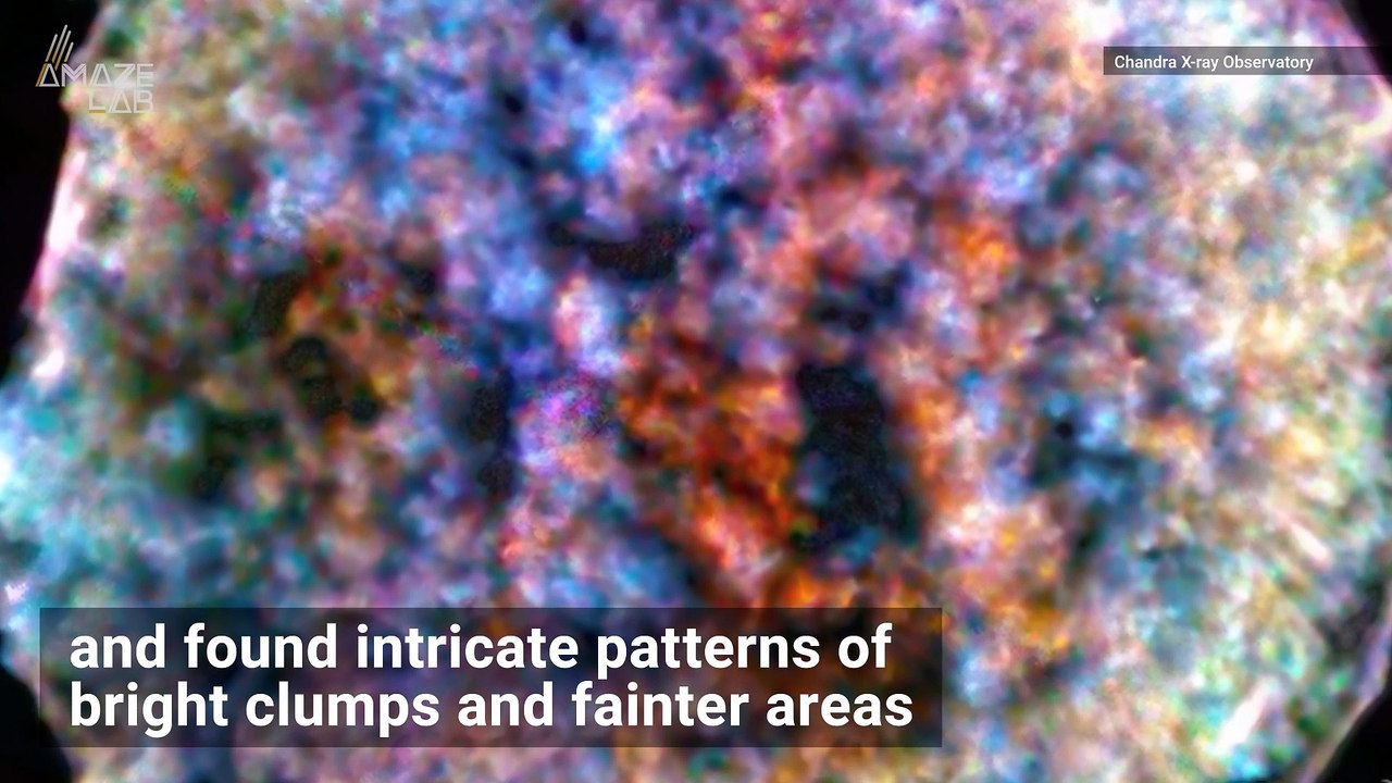 NASA Captures Lumpy, Technicolor Death of a Star - video Dailymotion