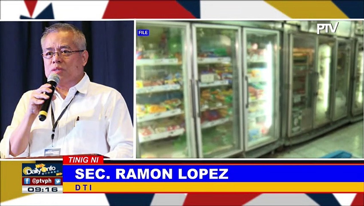 Panayam kay DTI Sec. Ramon Lopez kaugnay ng isyu ng ASF - video Dailymotion