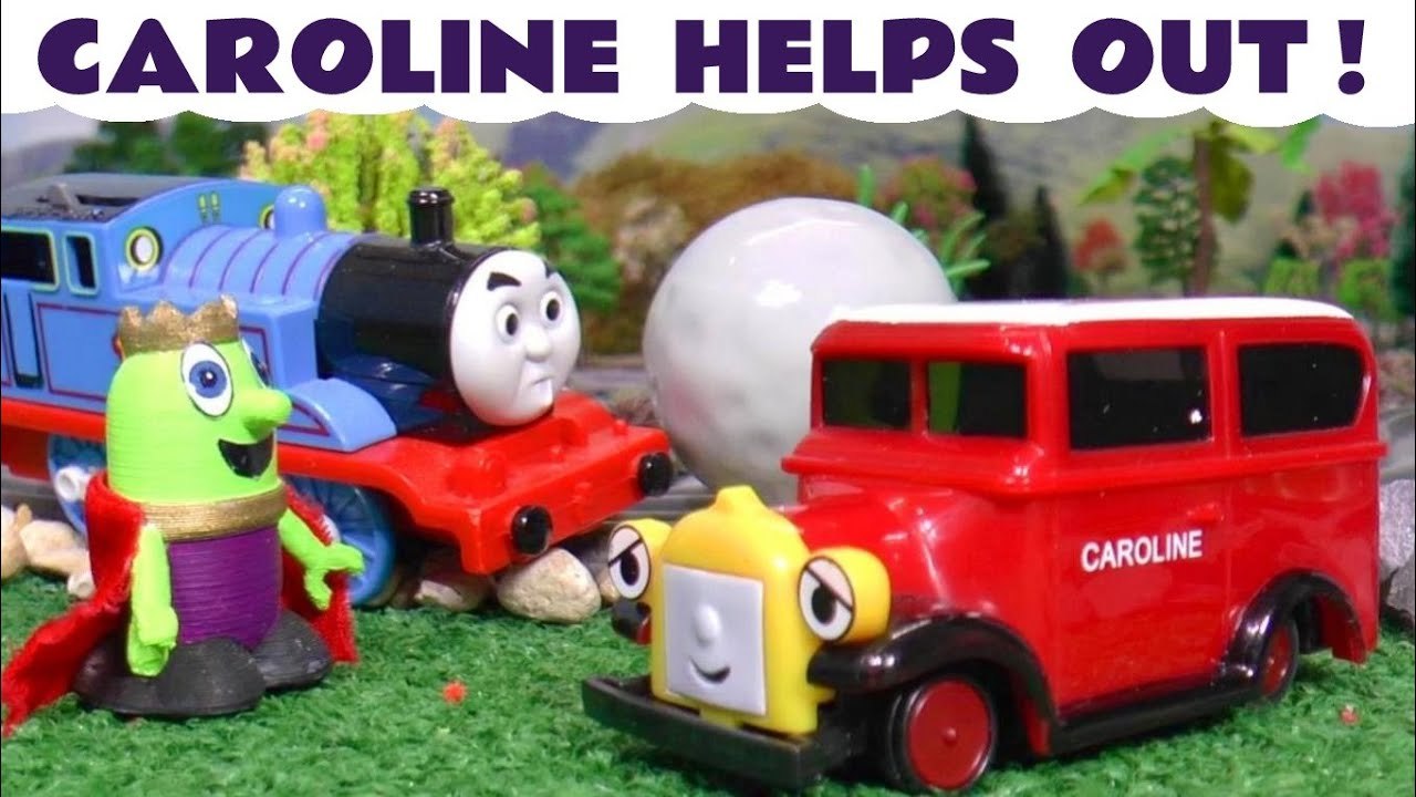 Thomas and Friends Caroline Rescue with Funny Funlings King Funling and ...